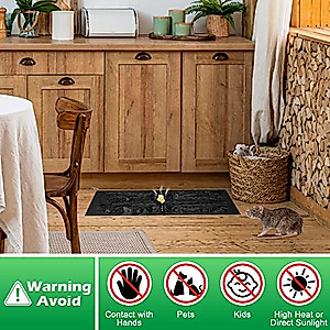 12 Pack Large Super Sticky Rat Glue Traps, Mouse Glue Traps, Mouse Sticky Trap, Mice Traps, Snake Traps, Rat Snake Sticky Traps for Home Outdoor Indoor Restaurant Office (26" x 11")