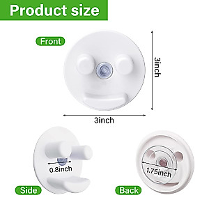 FERCLA 2Pack Sponge Holder,Storage Suction Cup Installation,Sink Caddy,Compatible Smiley Round Sponges Organizer for Kitchen/Bathroom Sink- No Sponges Included