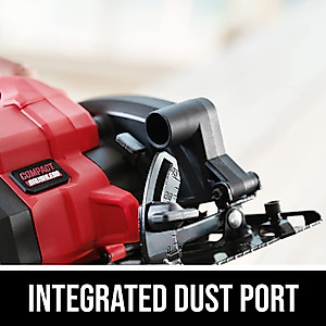 Skil PWRCORE 20 Brushless 20V 4-1/2 in. Compact Lightweight One-Hand Circular Saw Kit with Up to 6,000 RPM Includes 2.0Ah PWR CORE 20 Lithium Battery and Charger - CR5435B-10