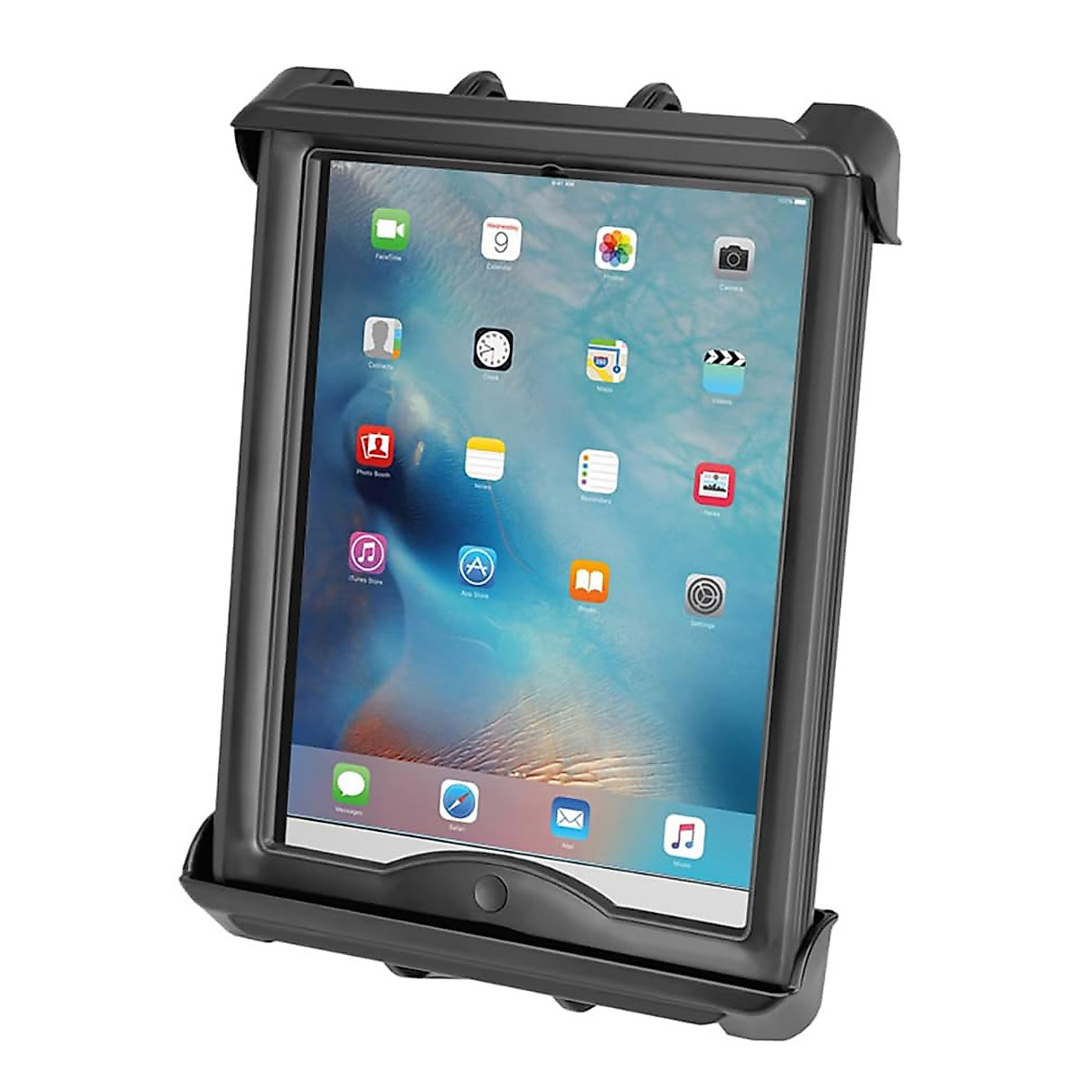 RAM Mounts RAM-HOL-TAB8U Tab-Tite Tablet Holder for Apple iPad Pro 9.7 with Case + More Compatible with RAM B 1" and C 1.5" Size Round Ball Bases