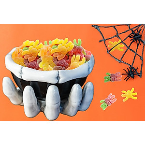 Fruidles Halloween Hair Spiders Gummies, Fun And Festive Holiday Snacking (Half-Pound Bag)