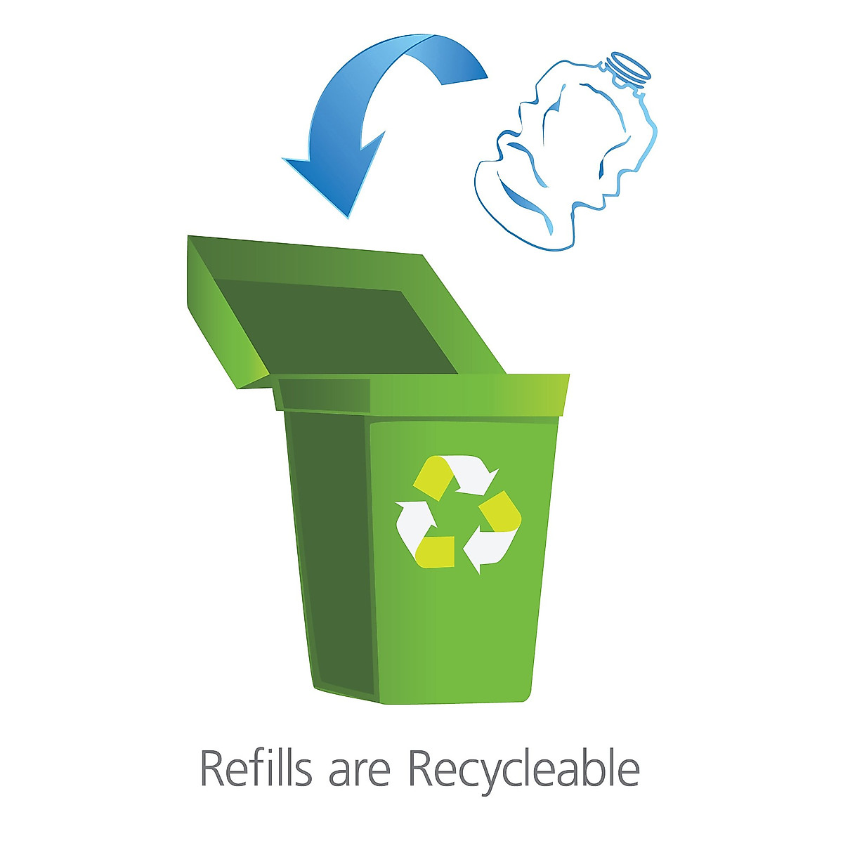 GOJO Clear & Mild Foam Handwash, EcoLogo Certified, 700 mL Hand Soap Refill ADX-7 Push-Style Dispenser (Pack of 4) - 8711-04