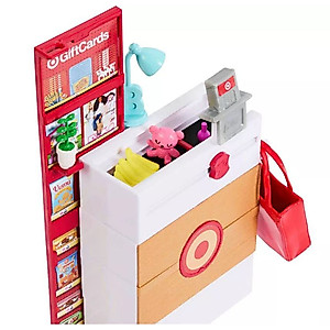 Barbie Doll Skipper & Playset, Target Supermarket with 25 Grocery Store-Themed Accessories Including Food, Check-Out Counter & Shelves