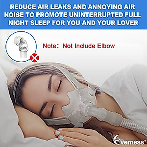 Replacement Set for Airfit F30, Includes Cushion (M) & Most You Need in One Pack, Snug Fit & Reliable Seal, Great-Value Replacement Supplies by Everness