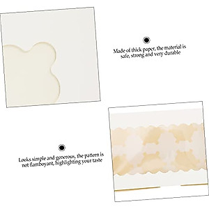 UPKOCH 10pcs Boxes Cake Muffin Box Disposable Food Containers Clear Cake Box Mini Cake Boxes Paperboard Paper Gift Boxes Paper Cookie Boxes Pastry Packaging Box Cake Container Cupcake Box