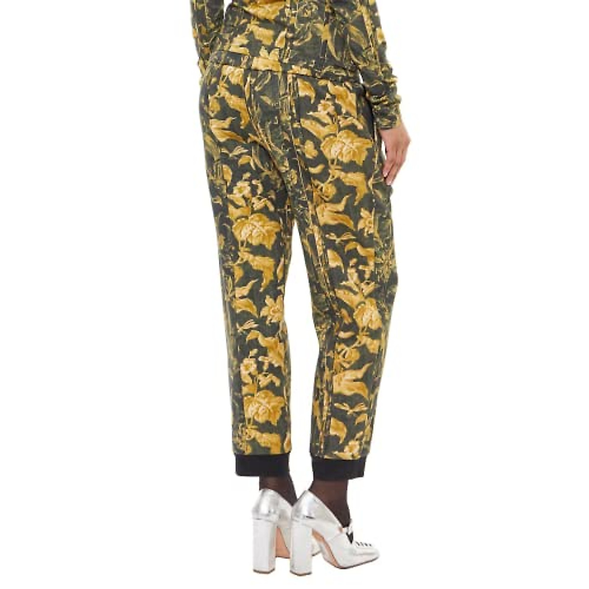 Gary Graham 422 unisex adult Patched Sweatpants, Army Floral, Large US