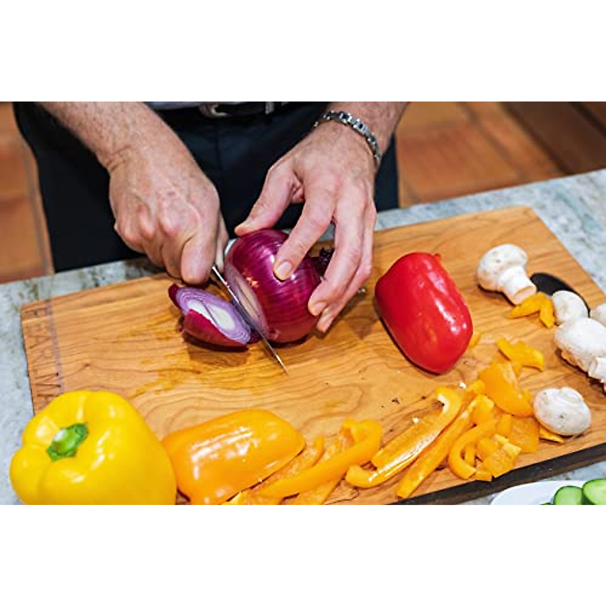 DURA LIVING 2-Piece Professional Kitchen Knife Set – Ultra Sharp, Precision Forged High Carbon German Stainless Steel, 5" Utility & 3.5" Paring Knives, Ergonomic Handle, Multipurpose, Black