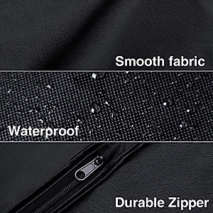 HOUSE DAY Garment Bags for Storage(5 Pack 60 inch) Garment Bags for Travel Lightweight Oxford Fabric Suit Bag For Storage and Travel,Closet,Washable Suit Cover for Dresses,Suits,Coats