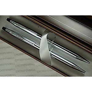 Cross Classic Century Lustrous Chrome Ball-point Pen and Pencil Set