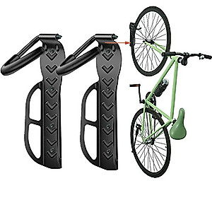 Wallmaster Bike Rack Garage Wall Mount Bicycles 2-Pack Storage System Vertical Bike Hook for Indoor