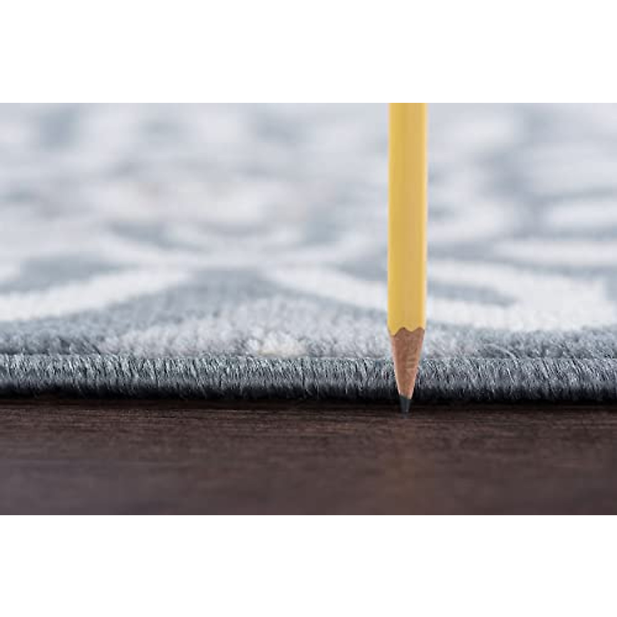 Emmalyn Transitional Floral Gray Round Area Rug, 8' Round