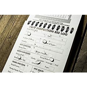 Little Giant Beehive Log Beekeepers Tracking Journal (Item No. BEELOG)