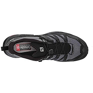 Salomon X Ultra 4 Hiking Shoes for Men, Quiet Shade/Black/Quiet Shade, 11