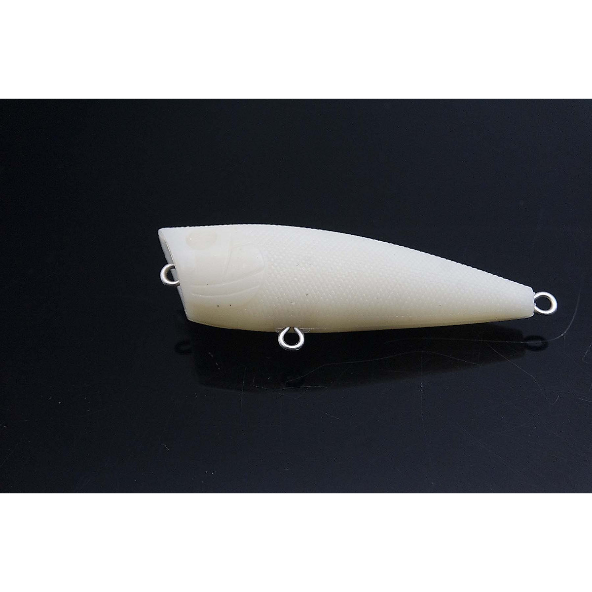 10PCS Unpainted Lure Blanks 5.87g 6.5cm with 6mm Free Fishing Eye Crankbait Baits Simulation Blank Body Clear Hard Baits Trout Salmon Minnow Lure Popper Lures Topwater Freshwater 265