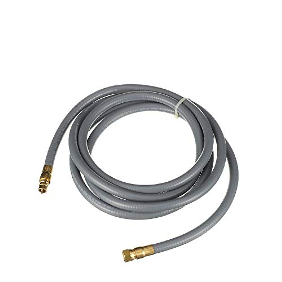 Dormont Quick Disconnect 20D-12QD Portable Outdoor Gas Appliance Connector, 3/8 in. OD Ft, 3/8 Inch ID Hose with 3/8 Inch Female NPT x 12 Feet