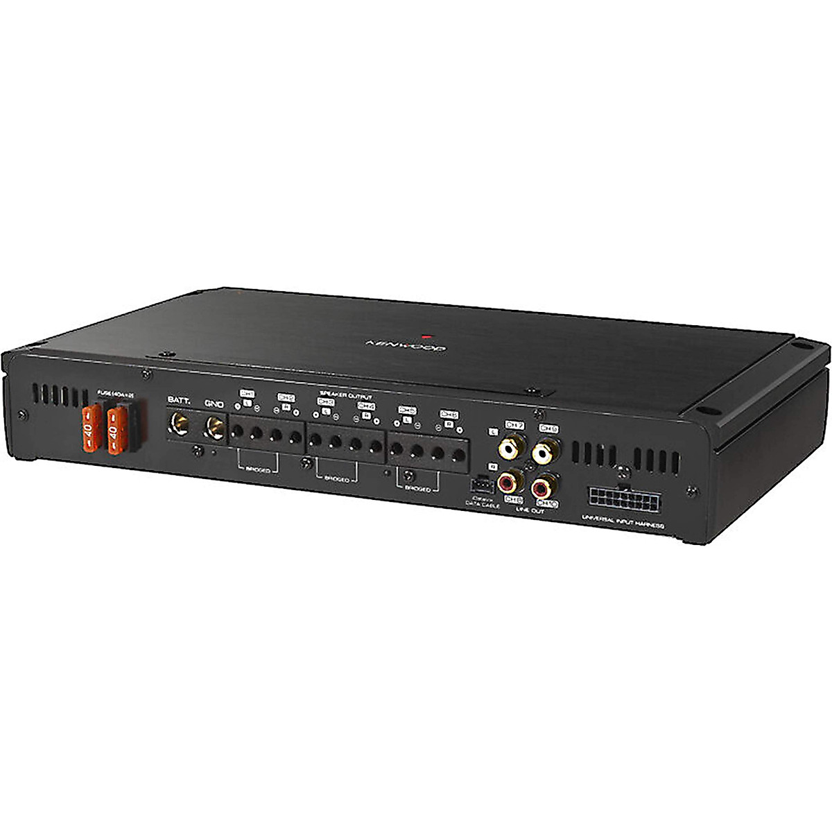 Kenwood Excelon P-XR600-6DSP 6-Channel Car Amplifier with Digital Signal Processing and Maestro AR Interface