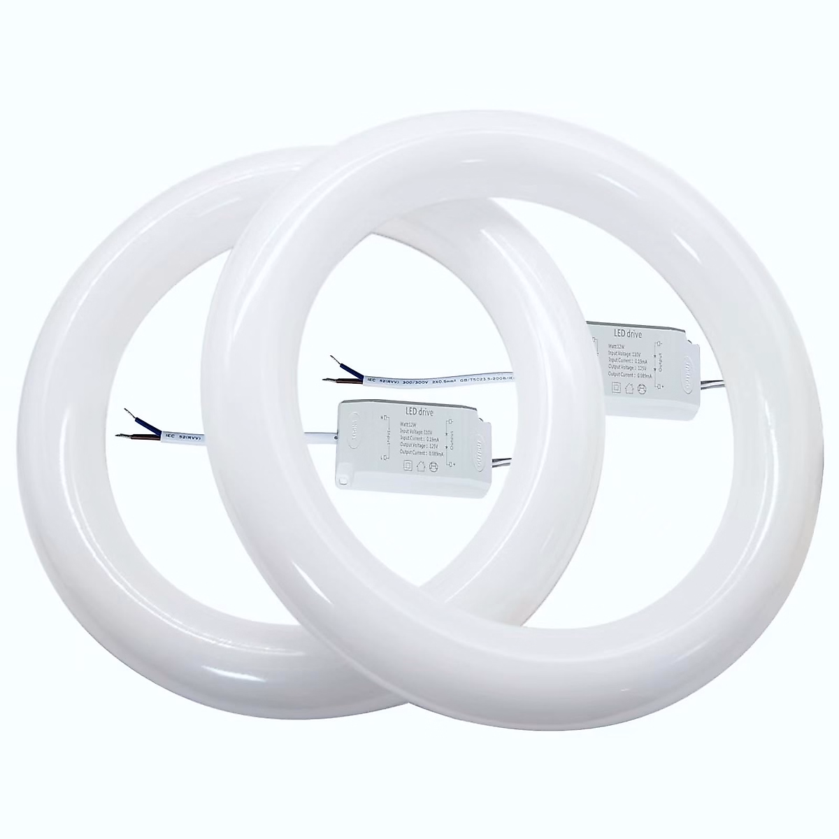 Celiwace T9 LED Circline Light Bulb, FC8T9/DL Led Replacement for GE Philips Sylvania 8 Inch Circular Fluorescent T9 22W, Day Light 1500LM 2 Count