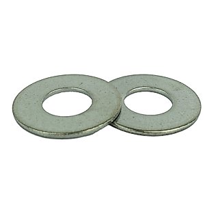 Stainless 5/8 Flat Washer, 304 Stainless Steel, 25 Pieces (5/8 Flat Washer)