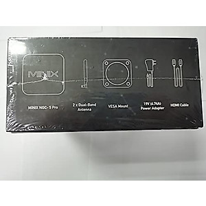 MINIX NGC-5 Pro, Intel i5-10210U 8GB/256GB NVMe SSD Windows 11 Pro Mini PC, Triple 4K @ 60Hz Display/HDMI 2.0/ USB-C/DP/Wi-Fi6/ 2xGigabit Ethernet/4USB 3.1. Support 4G LTE, SSD (SATA), Auto Power On