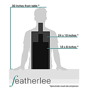 FEATHERLEE - Extra Large Premium Natural Live Edge Acacia Charcuterie Cheese Board Serving and Cutting Tray with Round Handle