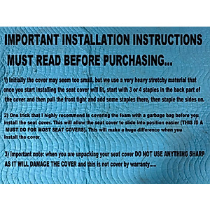 New Replacement seat Cover fits TRX125 1985-86 Replacement seat Cover Fourtrax Honda TRX 125 Black 308A