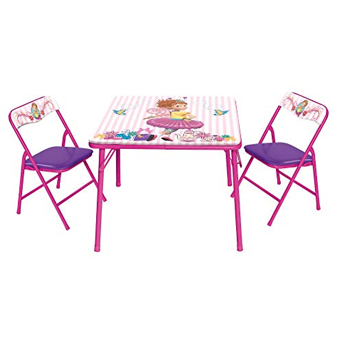 Fancy Nancy Activity Table Set with 2 Chairs, Pink