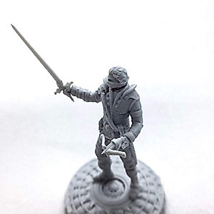 Fantasy Minis 28mm Duelist Rogue Miniature for Tabletop RPG (D&D, DND, Dungeons and Dragons, Pathfinder, Frostgrave)