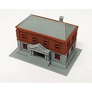 Outland Models Railroad Government Dept/City Hall/Police Station N Scale