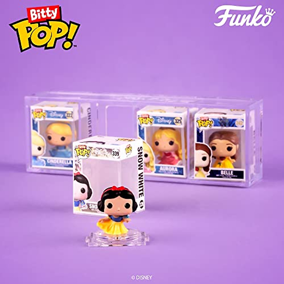 Funko Bitty Pop! Disney Princess Mini Collectible Toys 4-Pack - Peasant Belle, Pocahontas, Jasmine & Mystery Chase Figure (Styles May Vary)