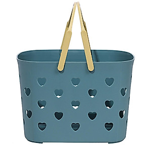 Shower Caddy Portable for College Dorm Room, Portable Shower Tote, Large Capacity Shower Organizer Basket with 2 Handle, Multifunctional Storage Basket, for Home Laundry Dorm