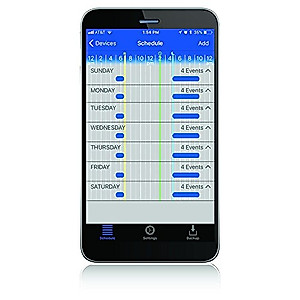 Ascend Smart Wi-Fi 15 Amp 7-Day Indoor Programmable In-Wall Timer, Works with Alexa, Auto Dst & Astro On/Off, White
