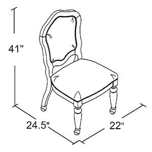 Sunset Trading Vegas Game and Dining Chair, Gray/Black/Off-white