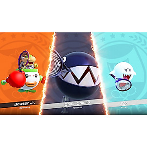 Nintendo Switch System Console , Neon Blue & Neon Red with Mario Tennis Aces & 1-2-Switch (Renewed)