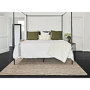 Momeni Hampton Transitional Indoor/Outdoor Area Rug, Natural, 4'1" X 6'