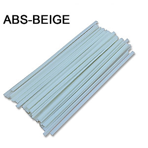 WOLODARSK 1PC=19.5 Inch 40PCS Plastic welding rods ABS/PP/PVC/PE welder rods for plastic welder gun/hot air gun (Each 10pcs rods)