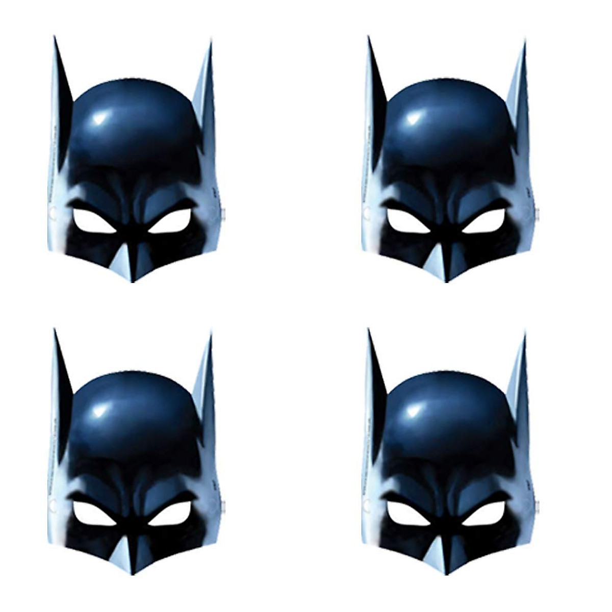 Batman Birthday Party Supplies Pack for 16 Guests with Batman Masks, Plates, Cups, Napkins, Table Cover, Birthday Banner and an Exclusive Pin, by Another Dream