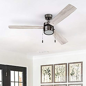 Portage Bay 51453 Madrona Ceiling Fan, 52, Gun Metal