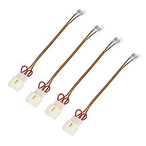 X AUTOHAUX 4pcs Car Speaker Connector Wire Harness Adapter Connector for Mazda for Ford for Lincoln