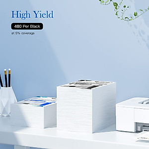 Valuetoner Remanufactured Ink Cartridge Replacement for HP 63XL 63 XL for Envy 4520 4512 4516 Officejet 5252 3830 3833 4655 5255 Deskjet 1112 2130 3630 3634 Printer (3 Color + 1 Reusable Printhead)