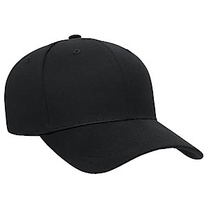Yupoong YP Classics Retro Snapback Cap, Black, OSFA