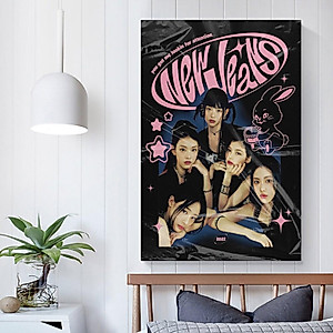 WipaLa Star Movie Album Music Poster Canvas Aesthetics Decor Picture Painting for Room Decoration Living Room Wall Korean New Band Jeans Posters Gift Unframed 08x12inch(20x30cm)
