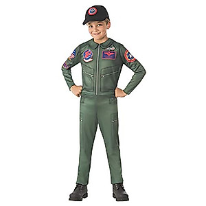 Rubies Top Gun Unisex Child's Costume, Small
