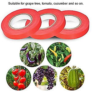 Anti-aging Tape, Safe and Non-toxic Garden Tape, for Garden Tomato(red)