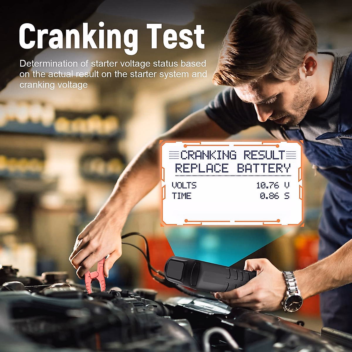 FOXWELL NT301 OBD2 Reader and FOXWELL BT705 12V 24V Auto Battery Tester