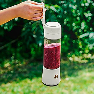 Beautiful Portable Blender,by Drew Barrymore, 70 Watts, 18.5 OZ (White Icing)