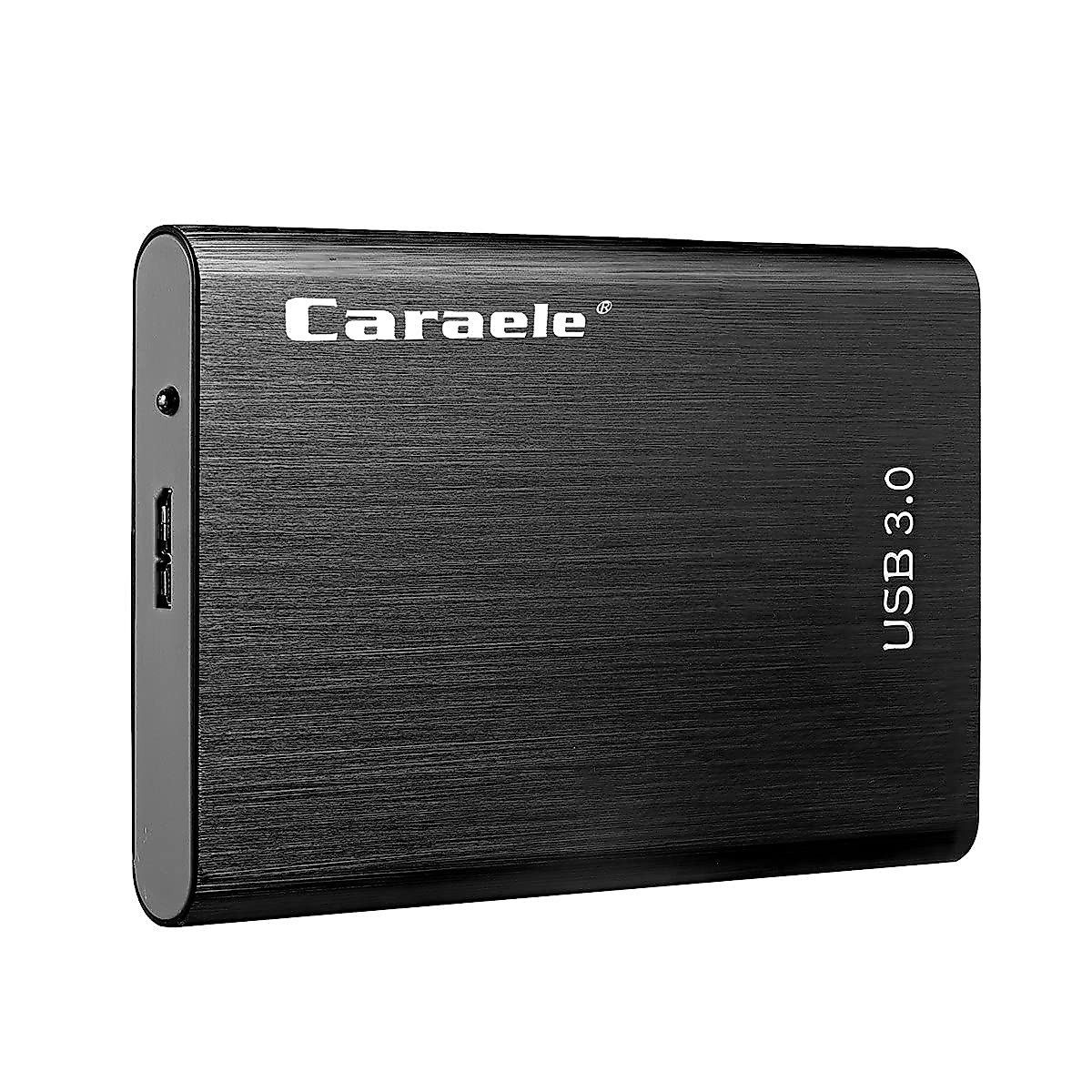 PANGQIE Portable SATA External Hard Drive HDD 2TB 1TB 500GB USB3.0 Ulra-Fast File Transfers (2TB, Black)