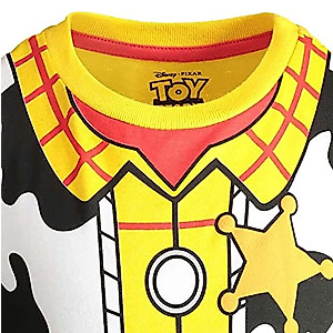 Disney Pixar Toy Story Buzz Lightyear Woody Rex Slinky Dog Big Boys 4 Pack T-Shirts Multi 18