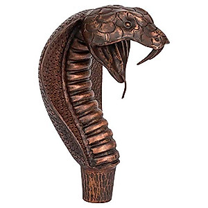 Premier Copper Products TH_COBRA 7.5-in Handcrafted Copper Cobra Beer Tap Handle