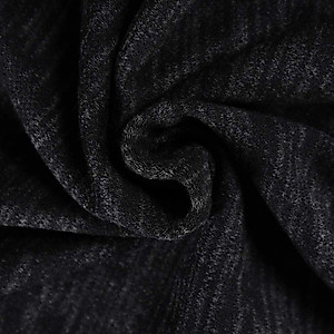 Artfish Women's Women Quarter Zip Casual Pullovers Lightweight Fleece Sweatshirts with Pockets (S,Black)