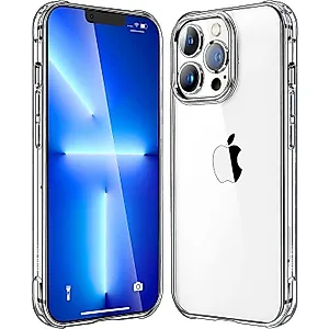 Mkeke Crystal Clear for iPhone 13 Pro Max Case [Not-Yellowing] 6.7 inch 2022, Clear